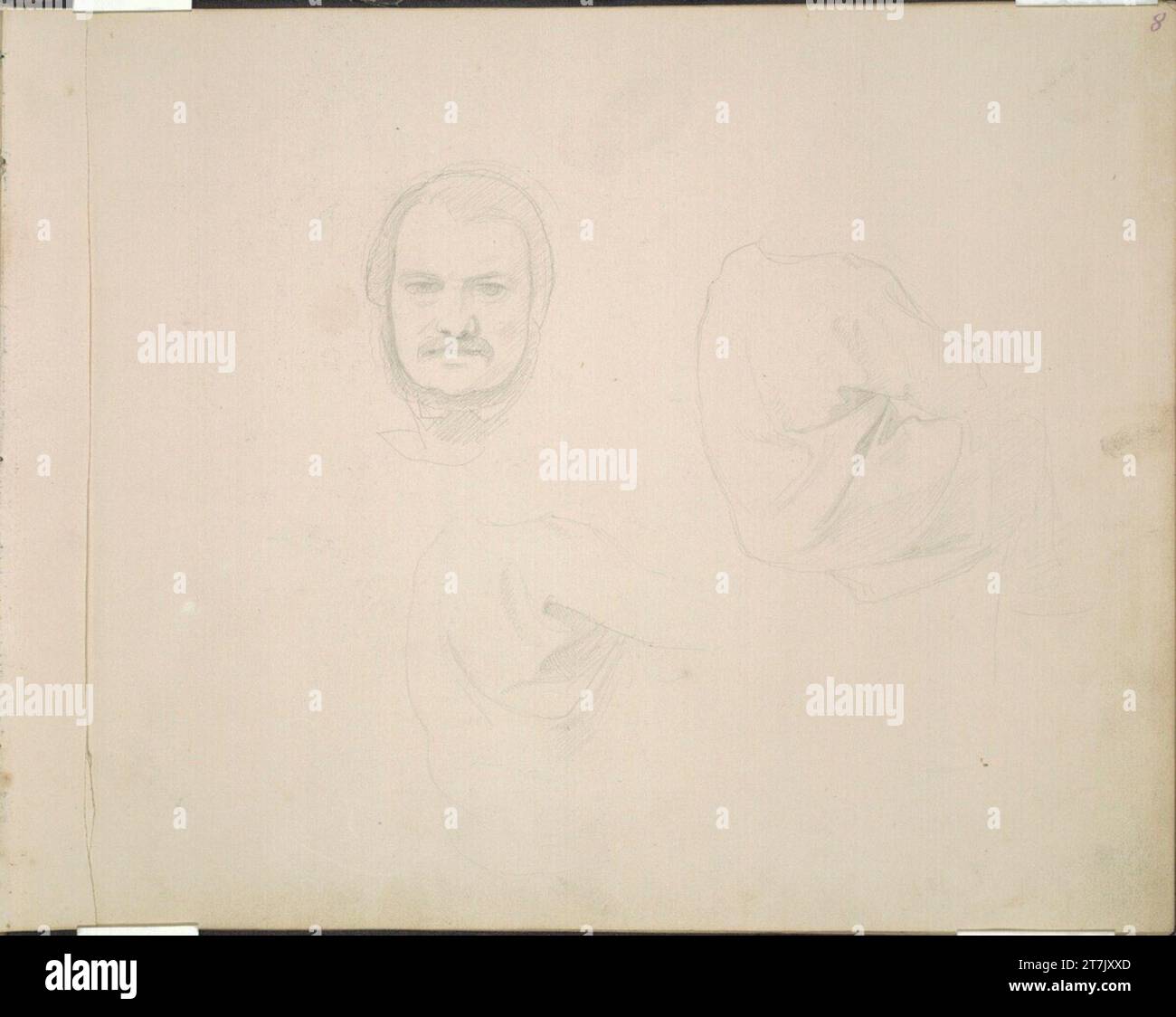 Moritz von Schwind Portrait of the composer Ignaz Lachner (1807-1895 ...