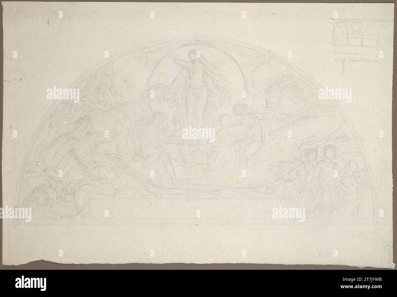 Moritz von Schwind Draft for the bezel image "The Queen of the Night ...