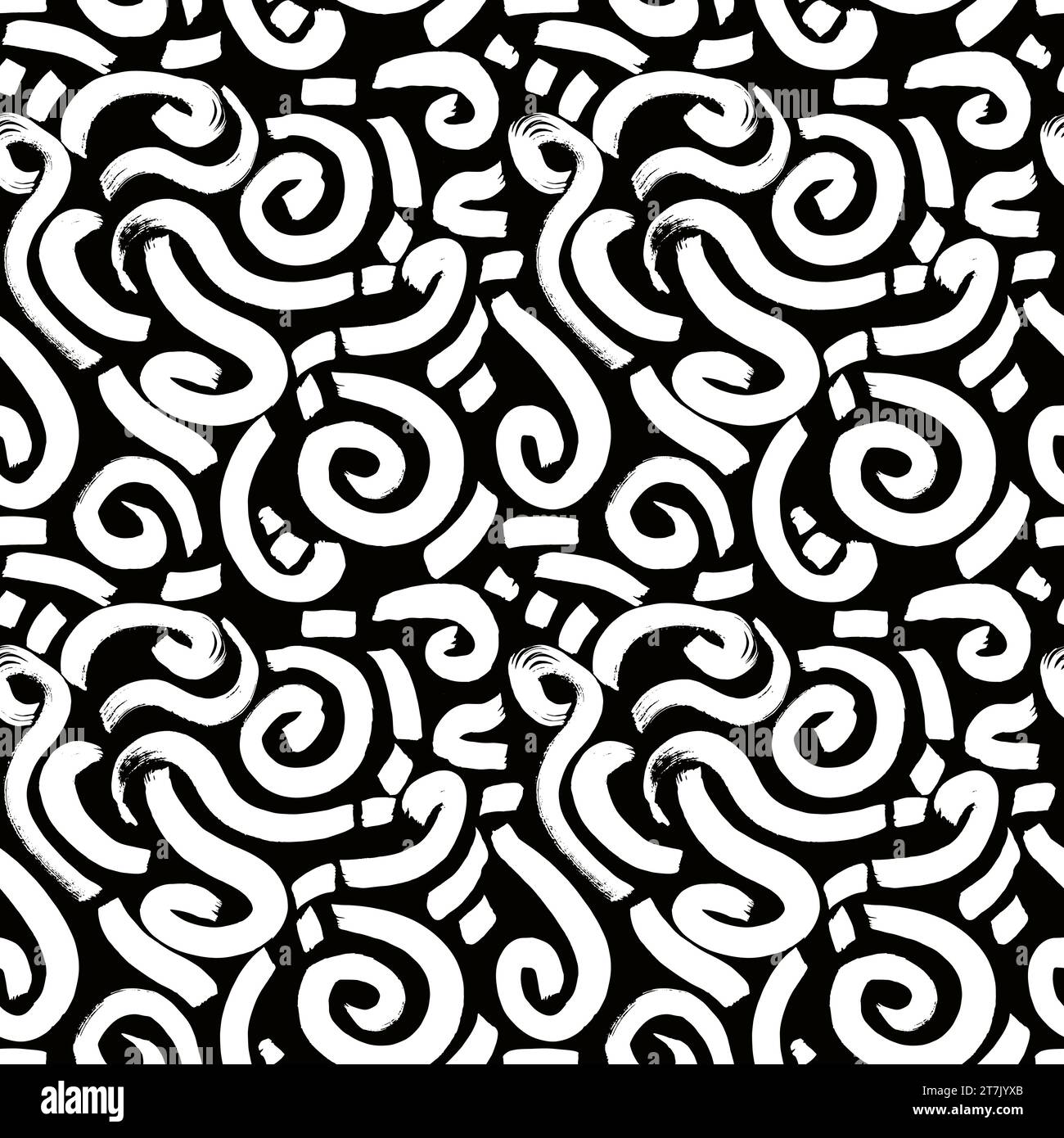 Grunge Dry Brush Seamless Pattern Stock Vector Image & Art - Alamy