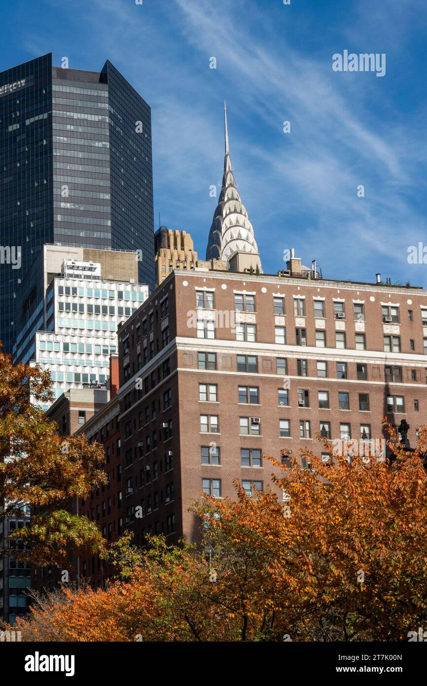 Office buildings as seen from Park Avenue in Murray Hill on a crisp ...
