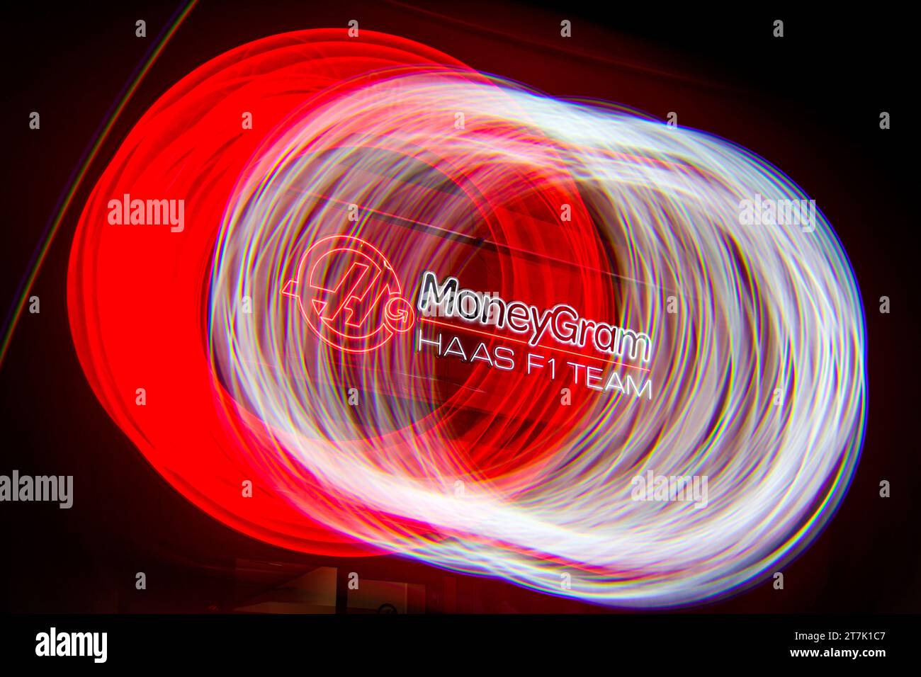 Haas F1 Team logo during the 2023 Formula 1 Heineken Silver Las Vegas ...