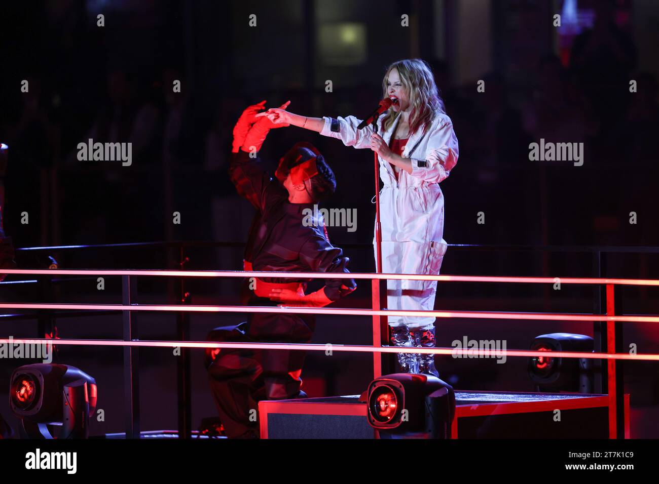 Kylie Ann Minogue singer, songwriter and actress, portrait Las Vegas ...