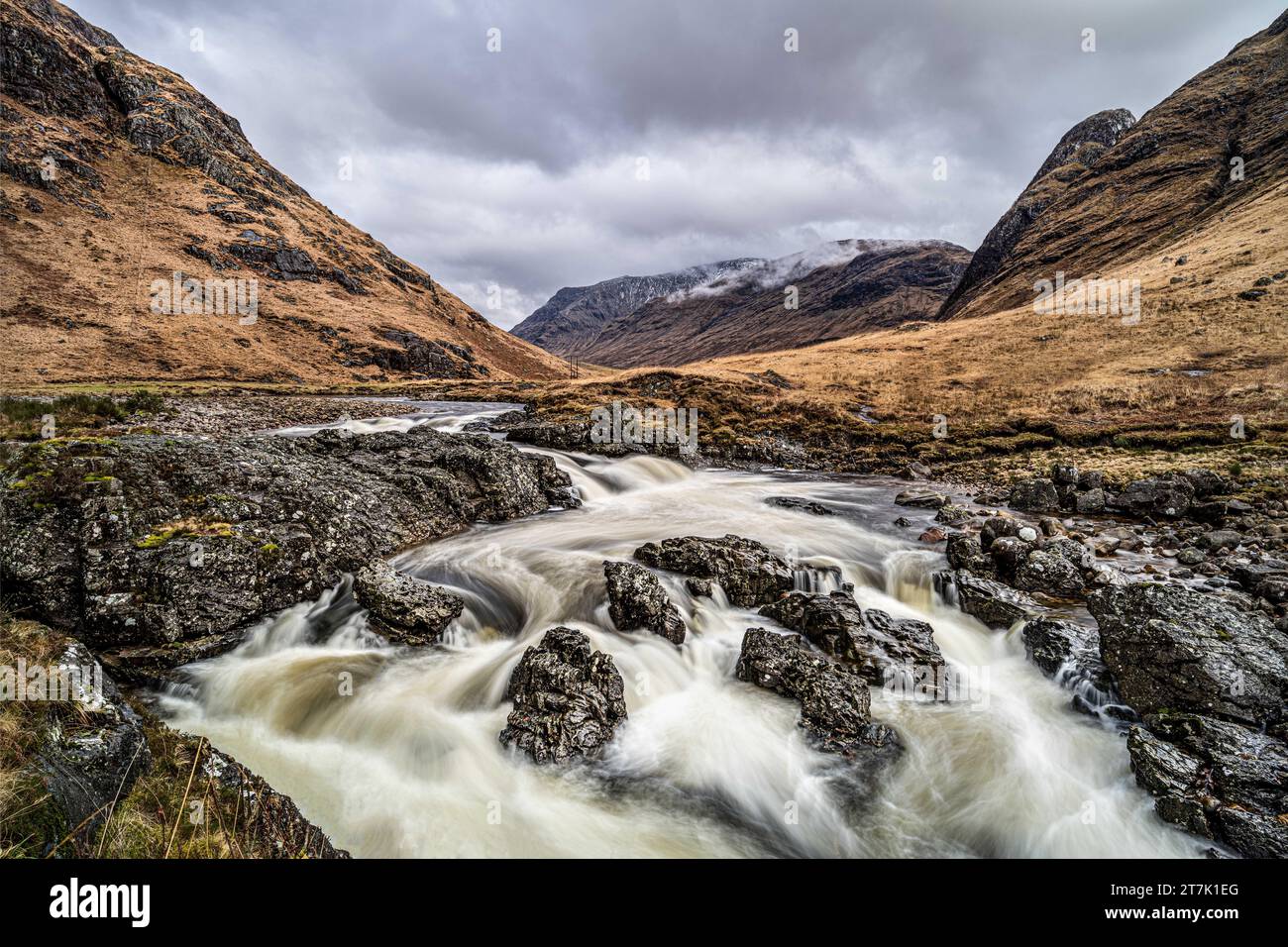 Volcanic Plug, Glen Etive, Scotland Stock Photo - Alamy