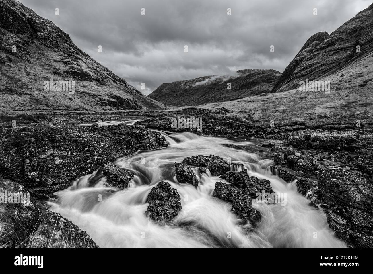 Volcanic Plug, Glen Etive, Scotland Stock Photo - Alamy