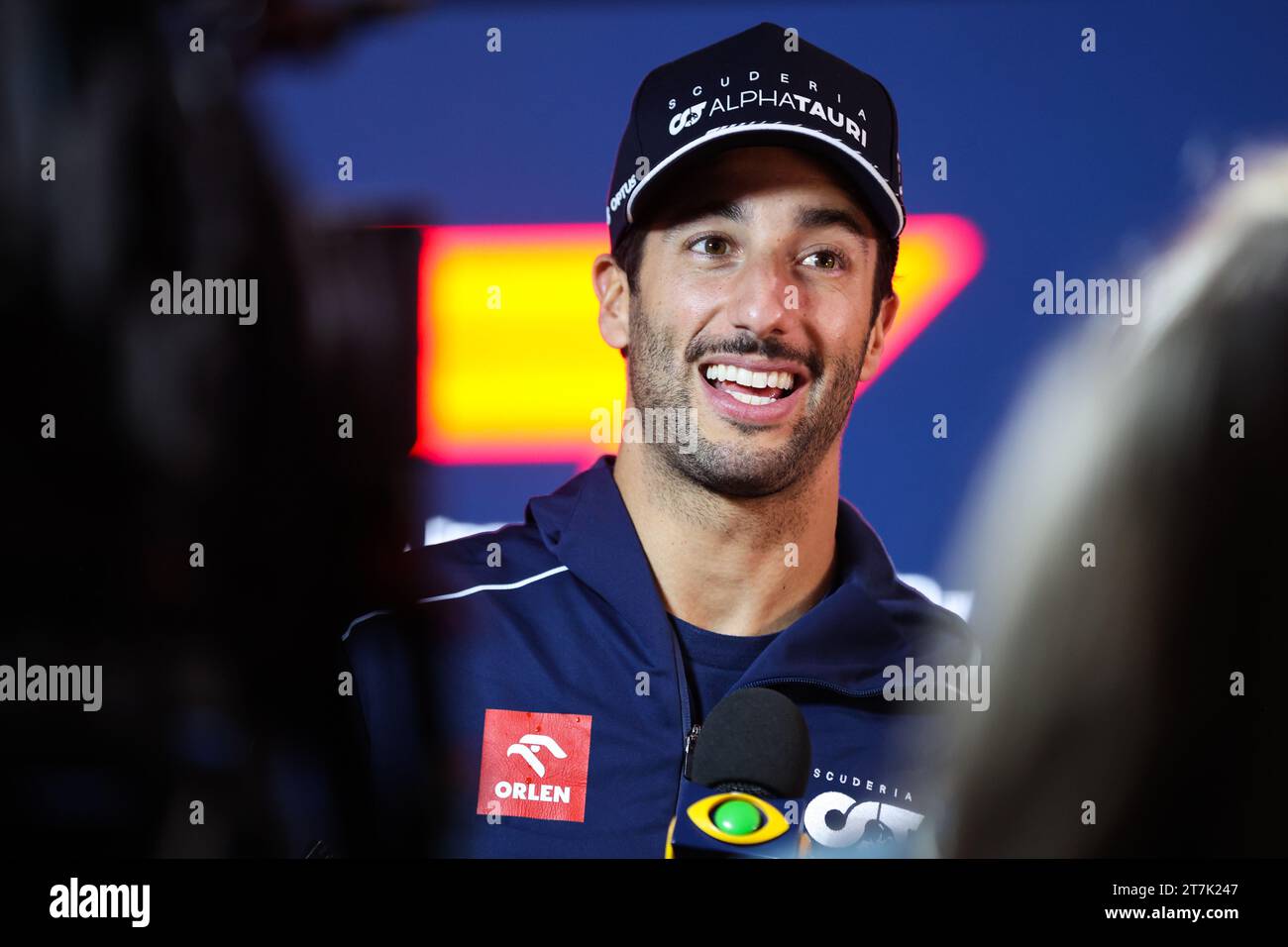 RICCIARDO Daniel (aus), Scuderia AlphaTauri AT04, portrait during the ...