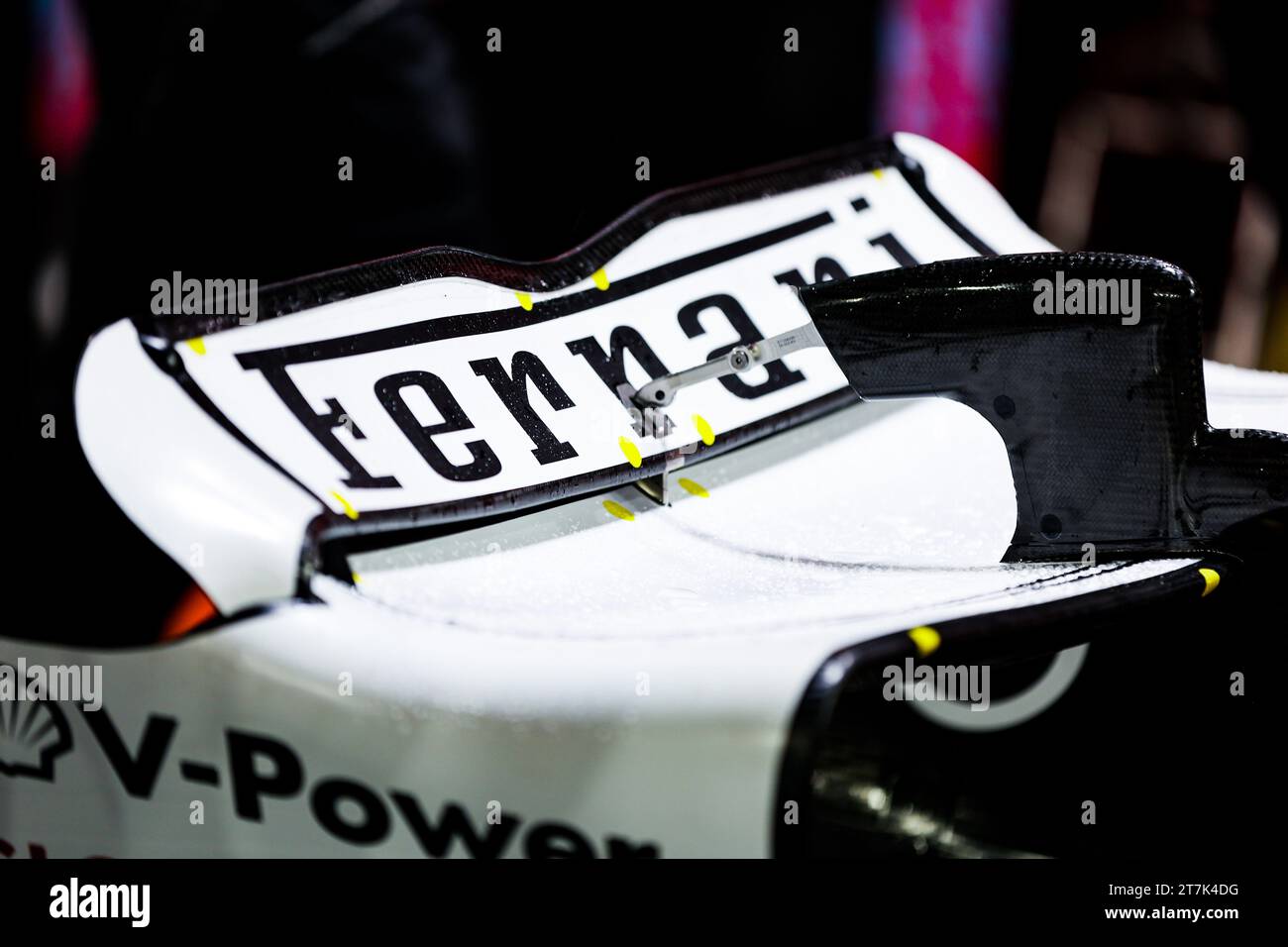 Scuderia Ferrari SF-23, mechanical detail, rear wing during the 2023 ...
