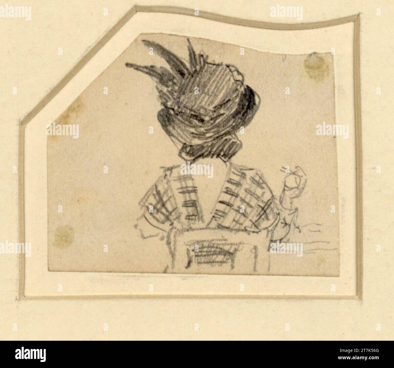 Back of lady sketch hi-res stock photography and images - Alamy