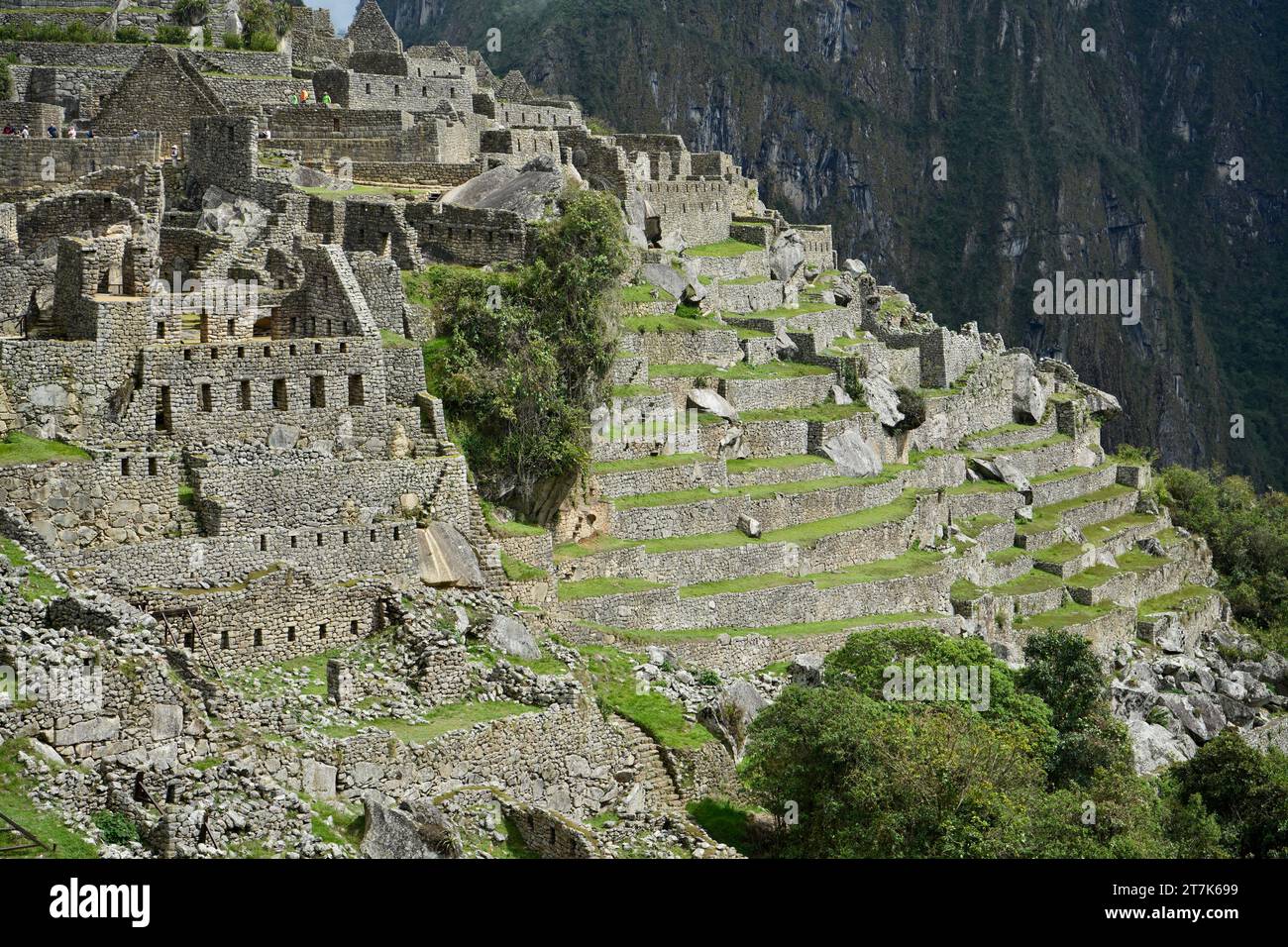 Machu Picchu, Peru, October 6, 2023. Stone Structures at The Ancient ...