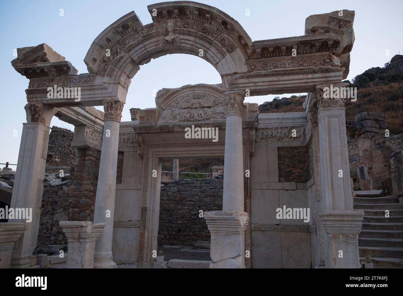 Buildings in the Ancient City of Ephesus, Ancient Buildings. Historical ...