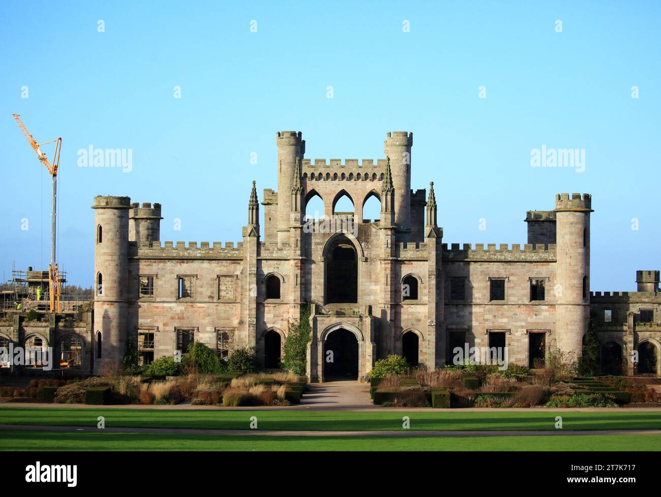 Lowther castle and gardens, Penrith, Cumbria, England, UK Stock Photo ...