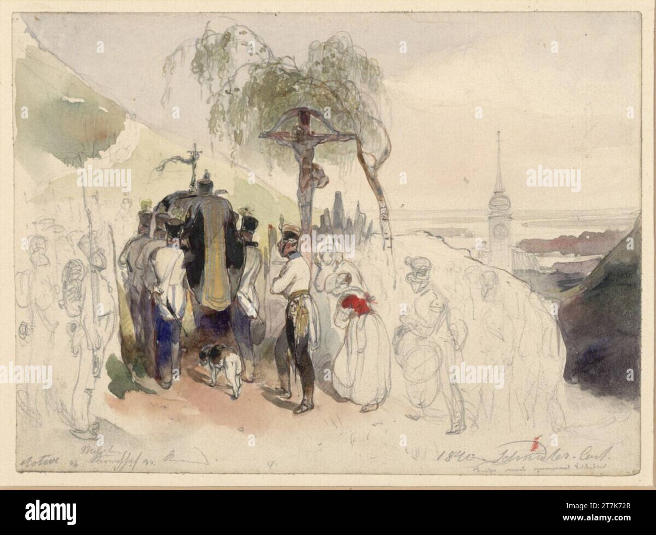 Carl Schindler Soldier funeral in Krems (a soldier's corpse prison from ...