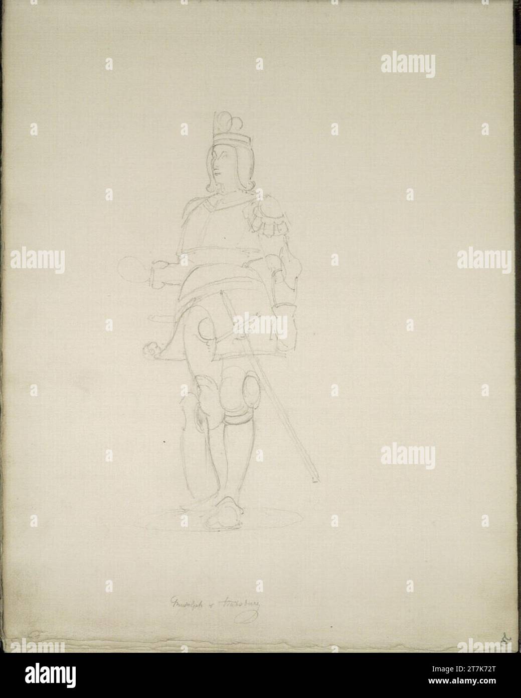 Wilhelm August Rieder Statue of Rudolf von Habsburg in the Hofkirche ...