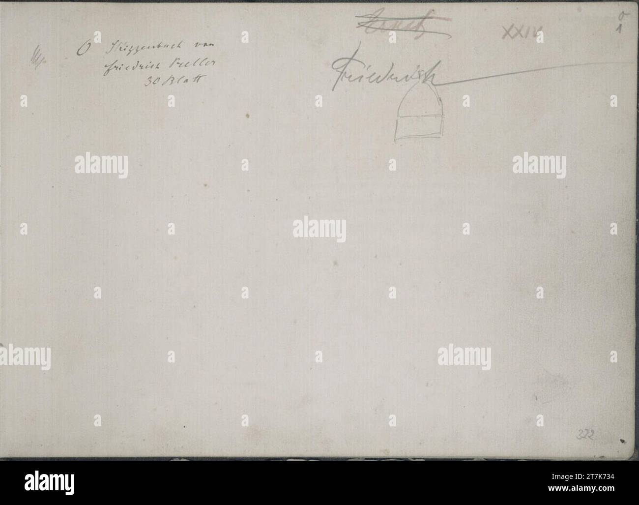 Ernst Christian Johann Friedrich Preller der Ältere Roman sketchbook ...