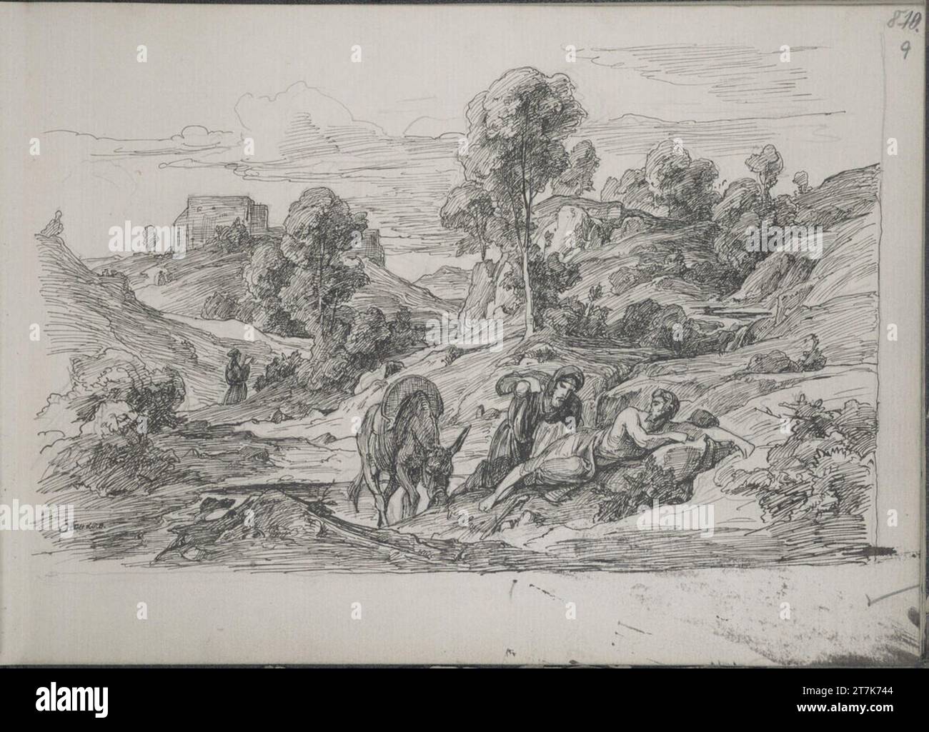 Ernst Christian Johann Friedrich Preller der Ältere Roman sketchbook ...