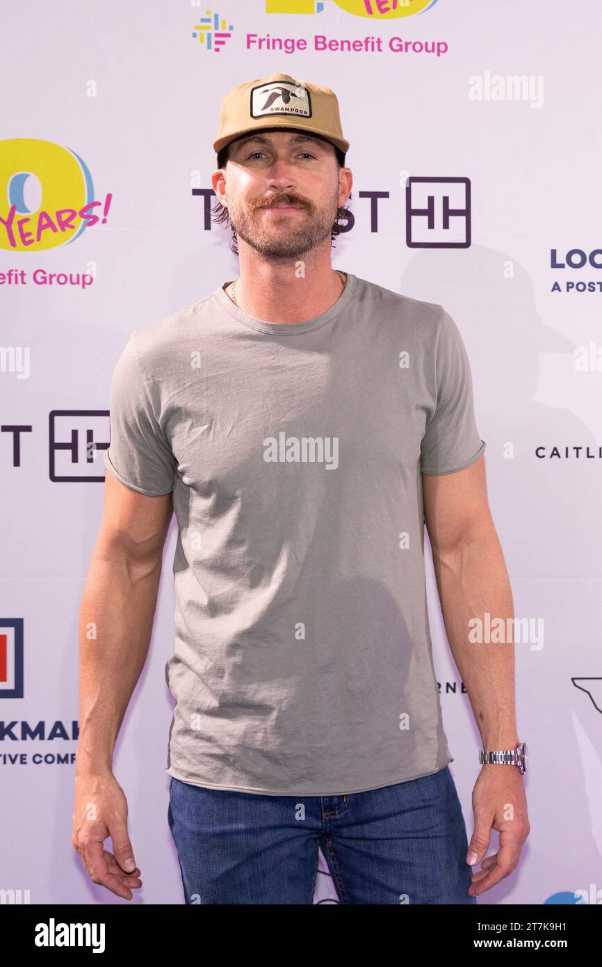 Austin, Usa . 15th Nov, 2023. Riley Green attends the Andy Roddick ...