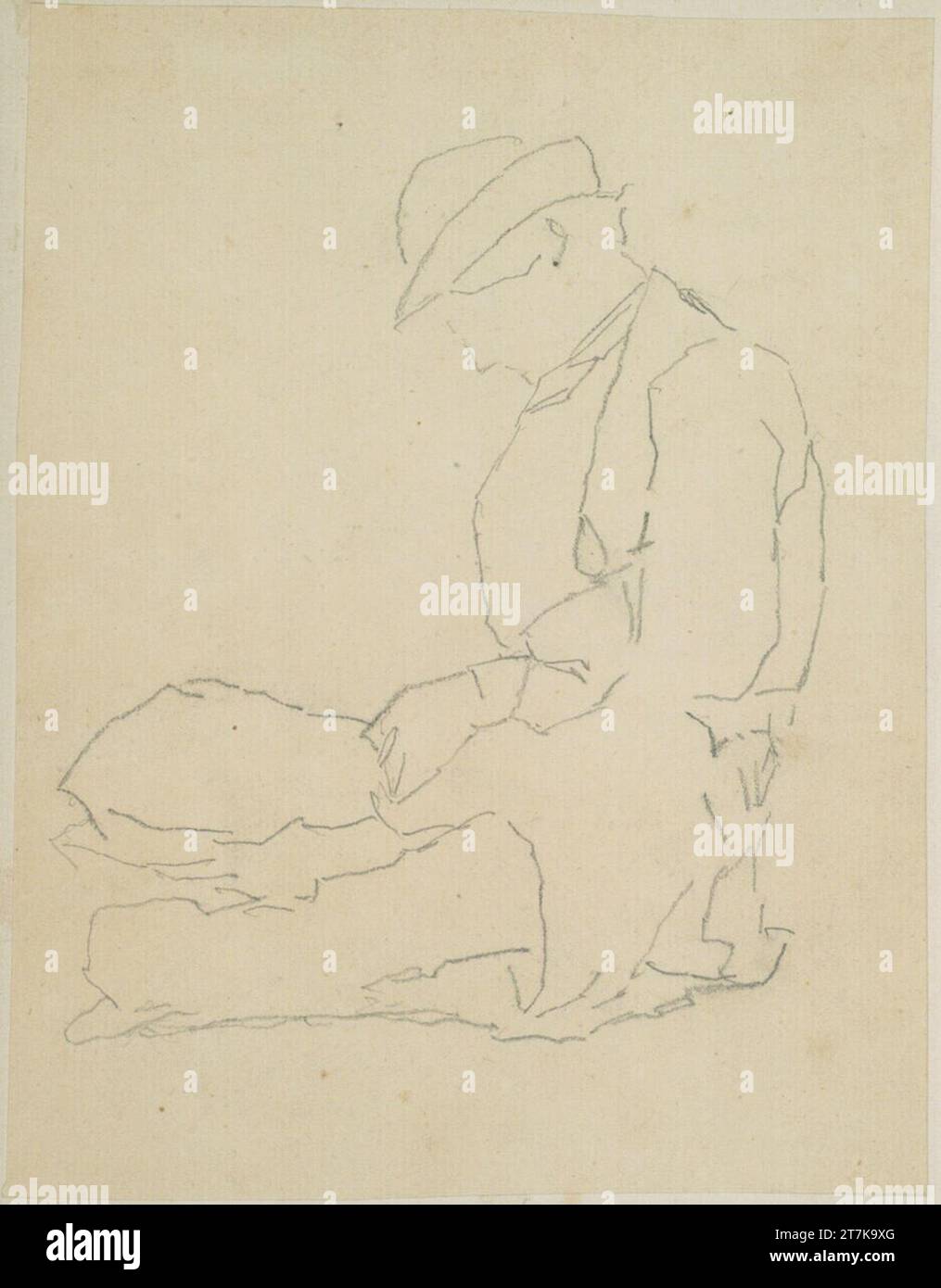 Seated figure study “a hi-res stock photography and images - Alamy