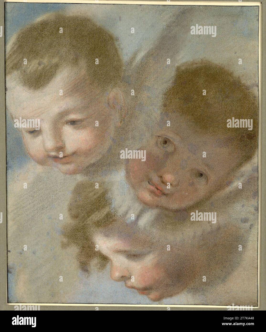 Three angel heads hi-res stock photography and images - Alamy