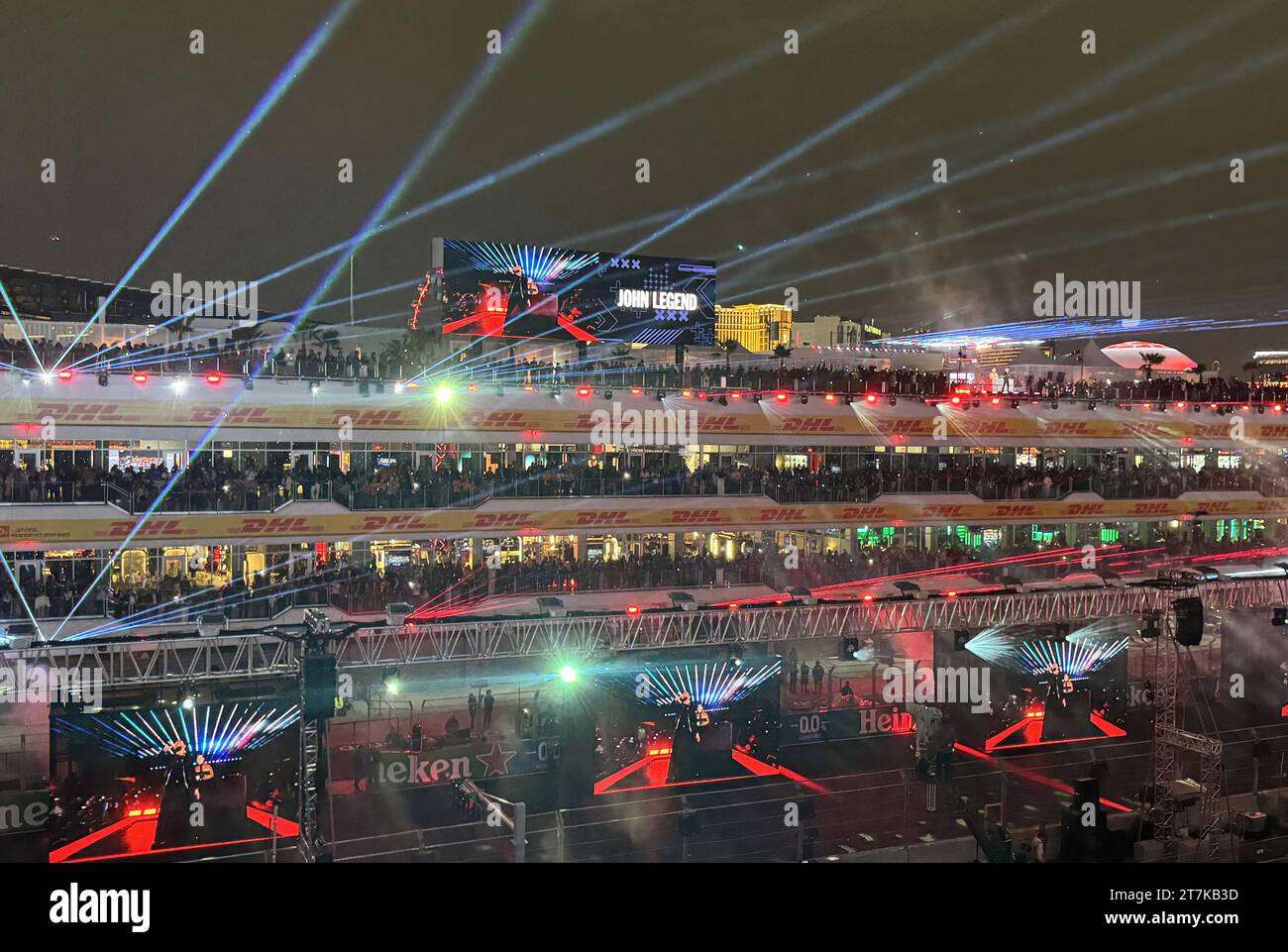 Las Vegas, NV, USA. 15th Nov, 2023. John Legend performs at the Formula ...