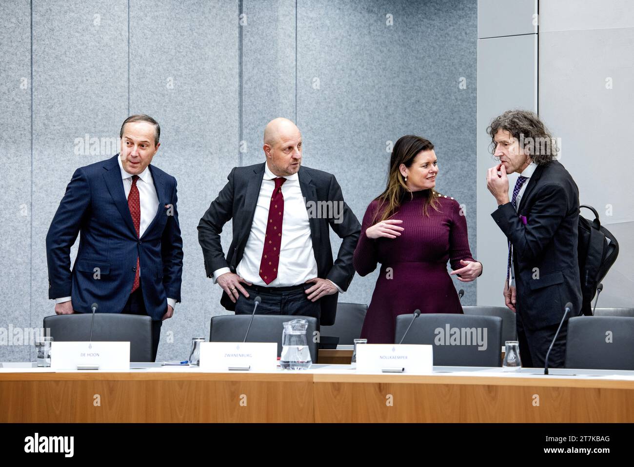 THE HAGUE - Geert-Jan Knoops, Marten Zwanenburg, Marieke De Hoon and ...
