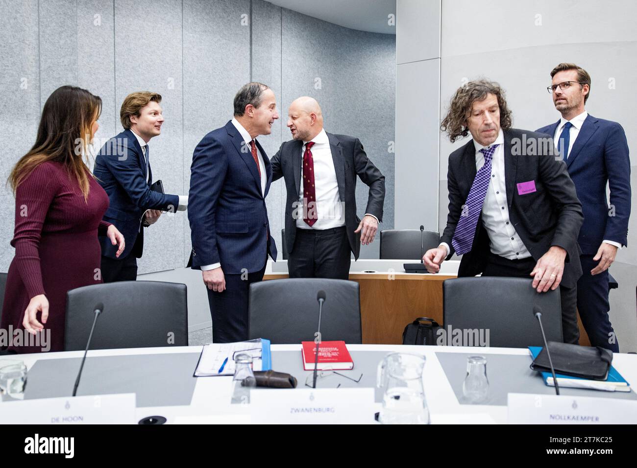 THE HAGUE - Marieke De Hoon, Ruben Brekelmans (VVD), Marten Zwanenburg ...