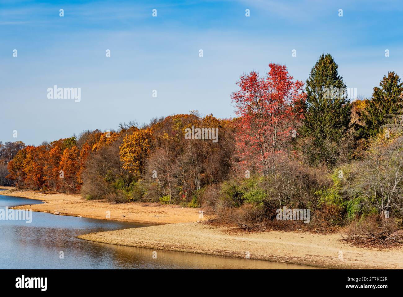 A Dry Autumn in Pennsylvania, USA Stock Photo - Alamy