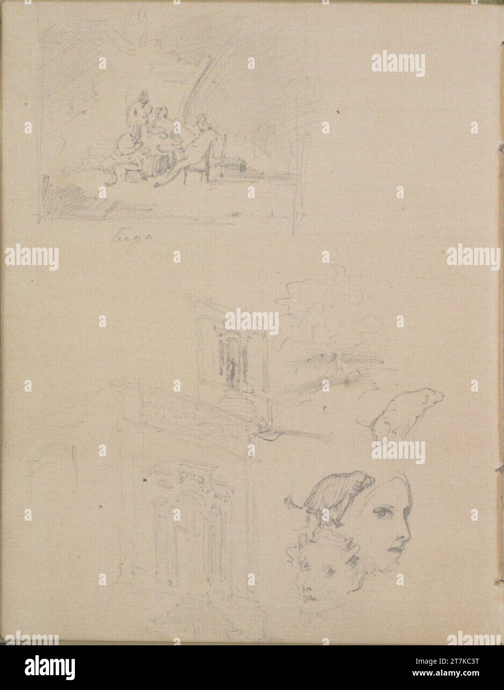 Josef Danhauser Sketches after famous Dutch and Flemish paintings ...