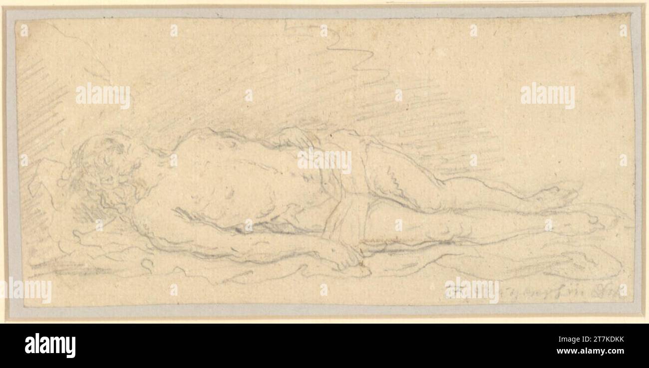 Franz Xaver Wagenschön Leich name of Christ. Bleigriffel Stock Photo ...