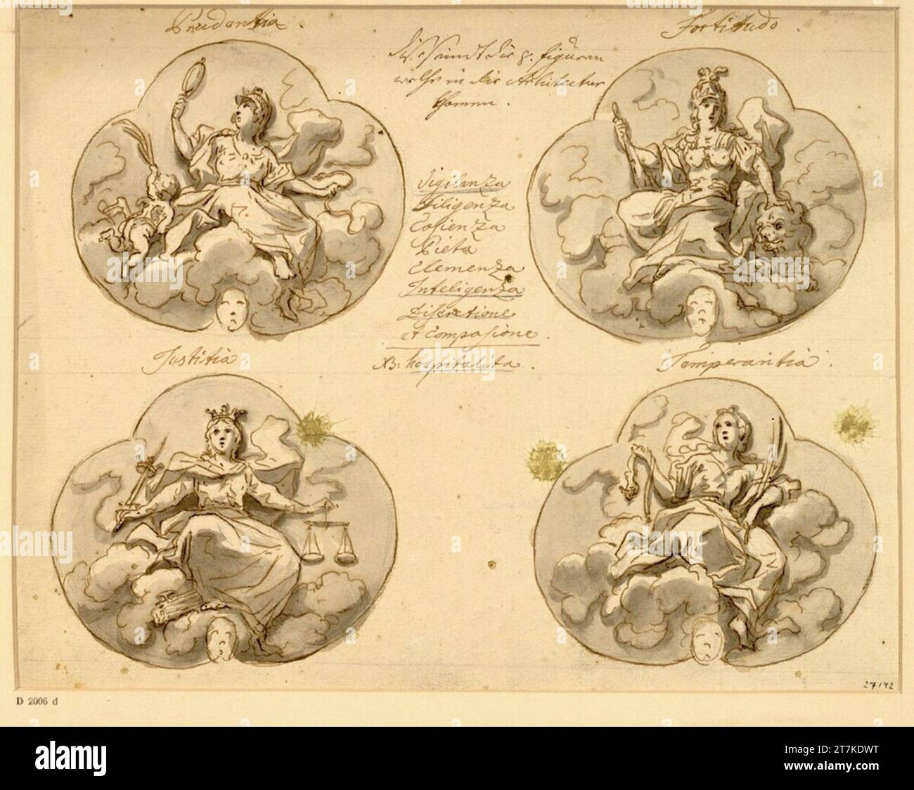 The four cardinal virtues hi-res stock photography and images - Alamy