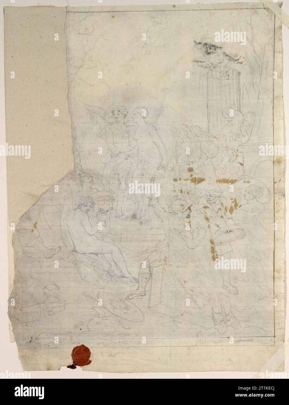 Franz Anton Maulbertsch The image of toleration. Leading handle and ...