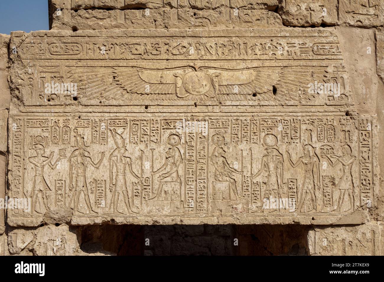 the Ptolemaic Temple at Athribis, also known as Wanina, near Akhmim ...