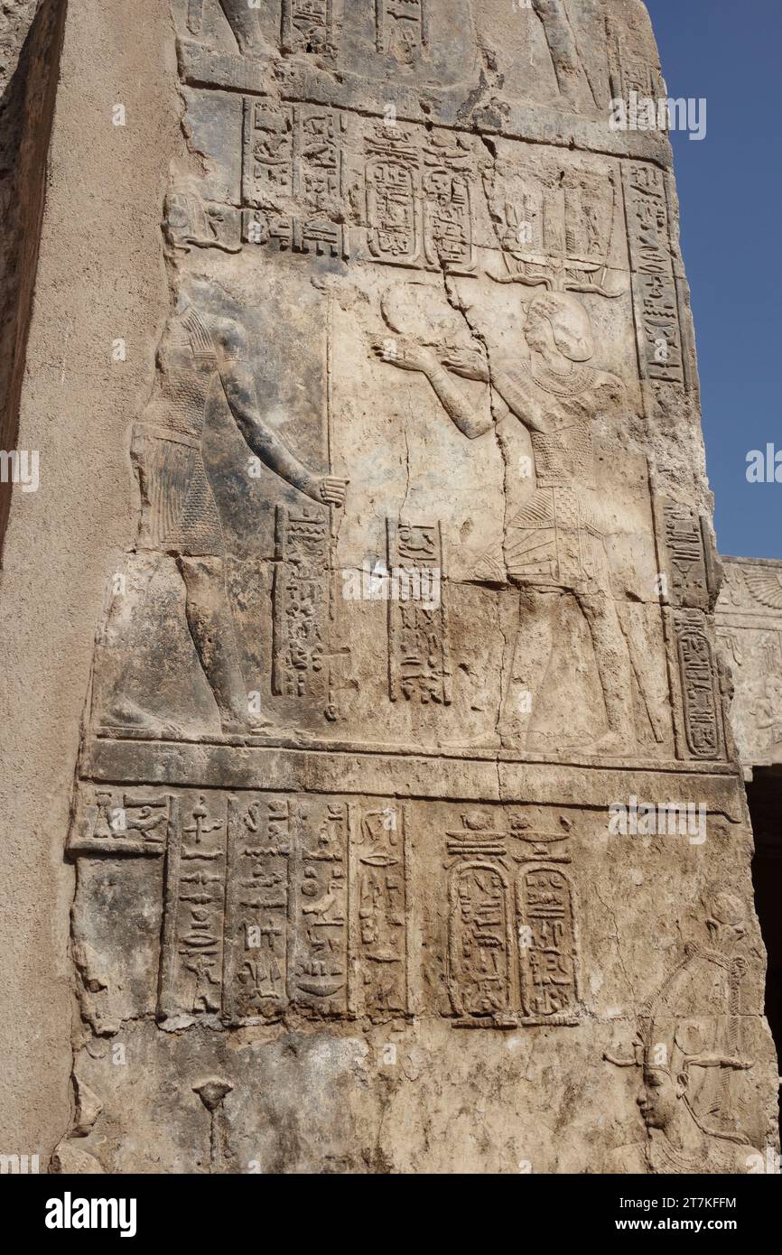 the Ptolemaic Temple at Athribis, also known as Wanina, near Akhmim ...