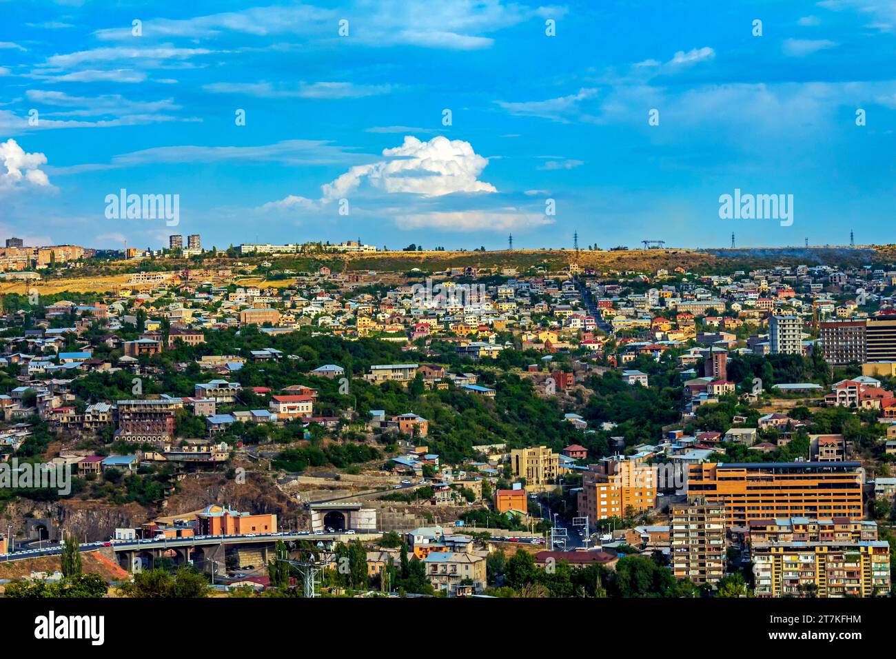 Panorama of Yerevan one of the oldest cities in the world,Armenia Stock ...