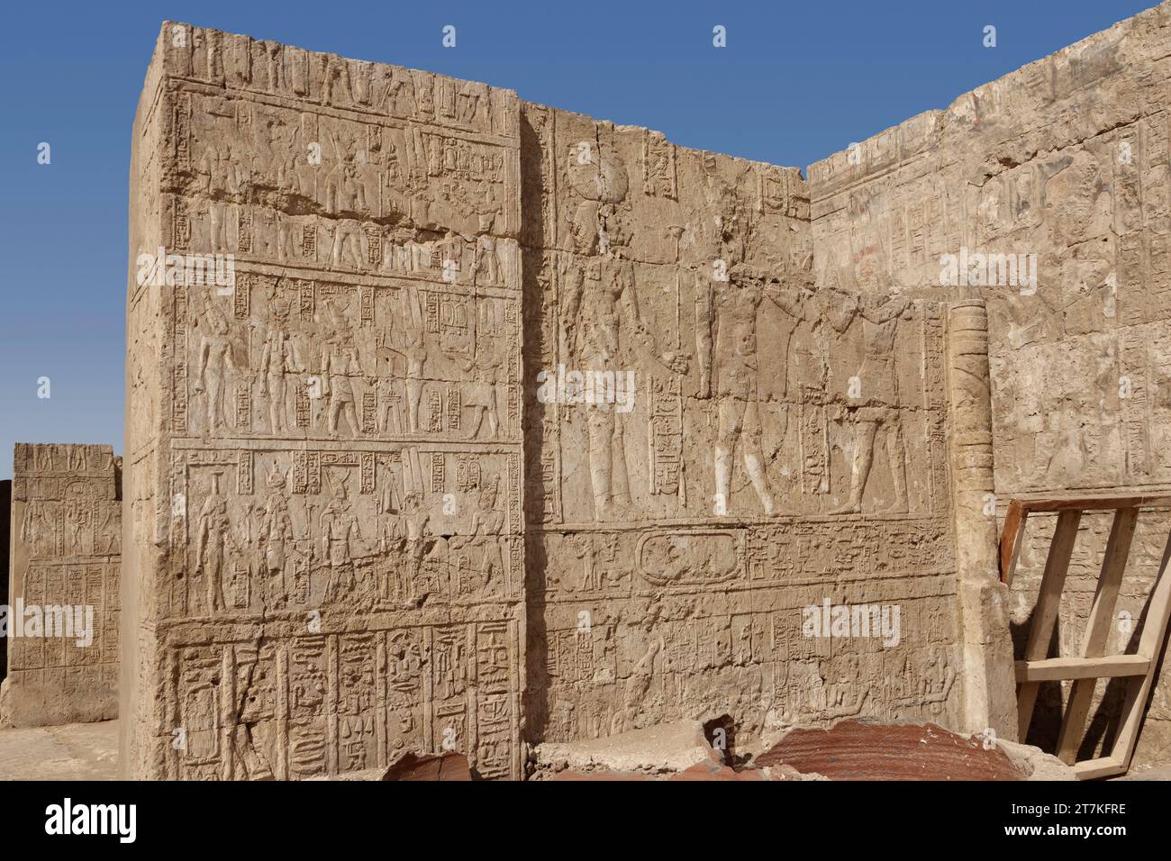 the Ptolemaic Temple at Athribis, also known as Wanina, near Akhmim, Governorate of Sohag ...