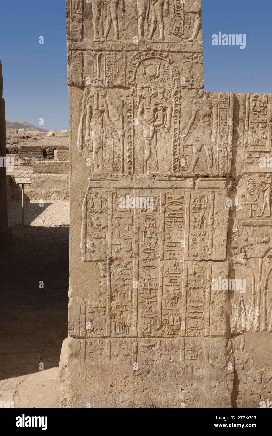 the Ptolemaic Temple at Athribis, also known as Wanina, near Akhmim ...