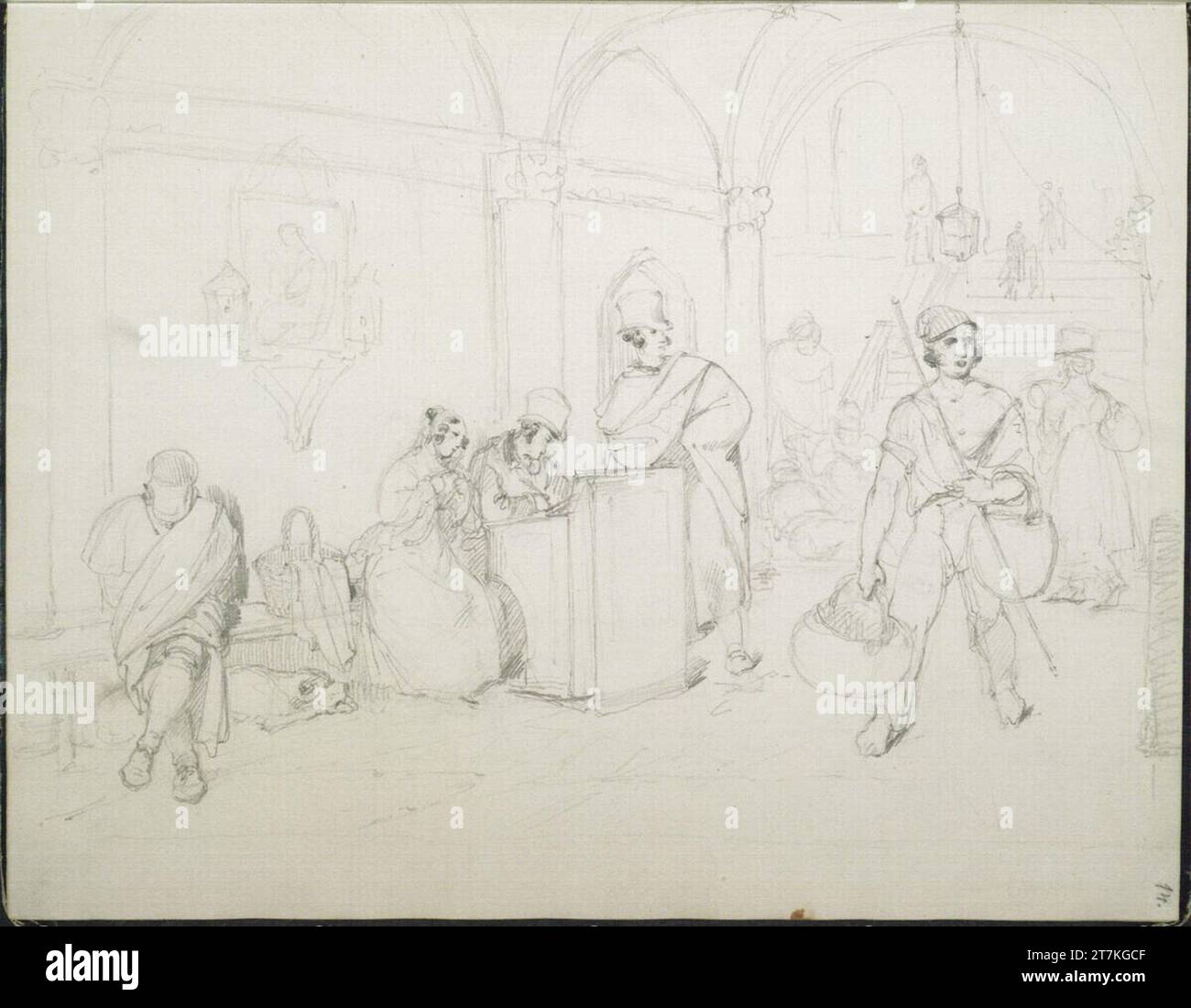 Peter Fendi Female Szene. Pencil Sketchbook: 1820-1823 , 1820/1823 ...