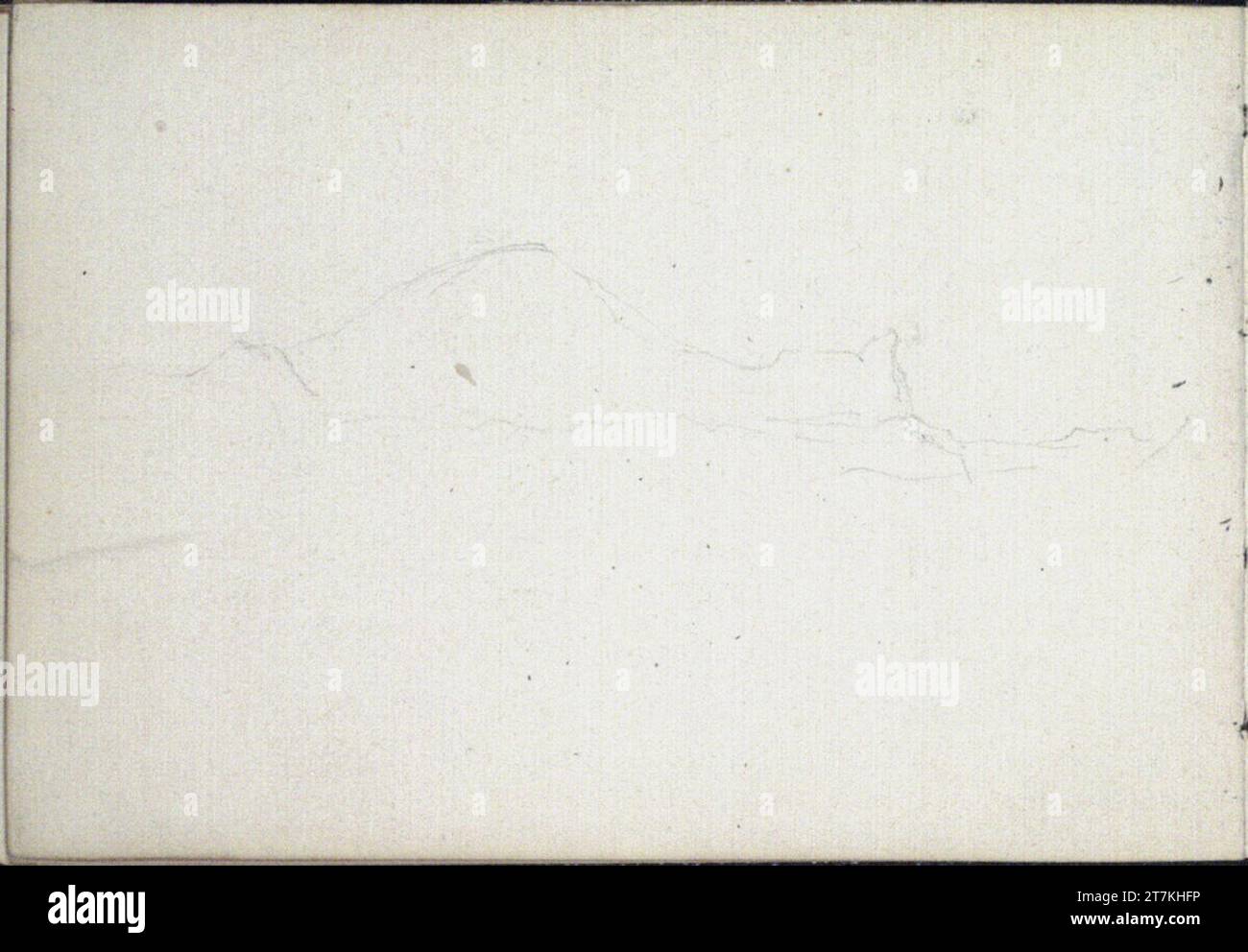 Franz Alt Landscape. Pencil Sketchbook: 1879-1883 , 1879/1883 Stock ...