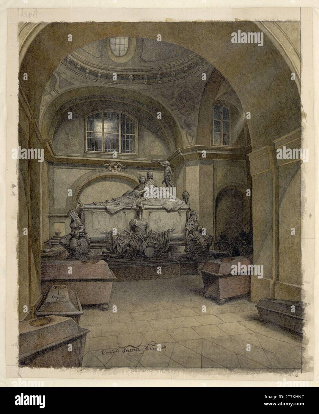 Edmund Krenn The Capuchin crypt in Vienna: Sarcophagus Maria Theresias ...