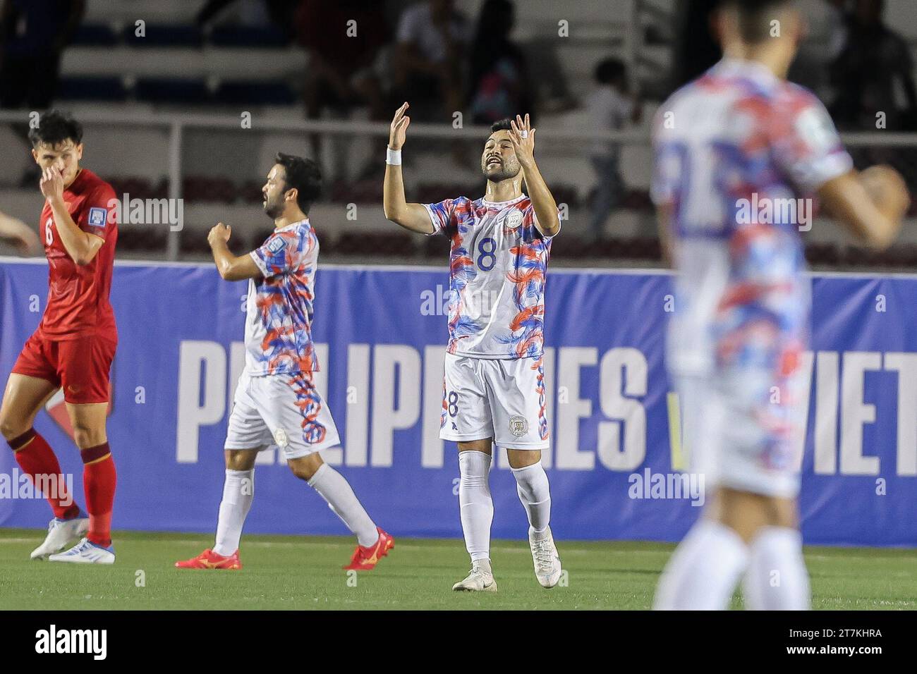 Manila, Philippine. 16th Nov, 2023. Manuel Ott (3rd L) of the ...