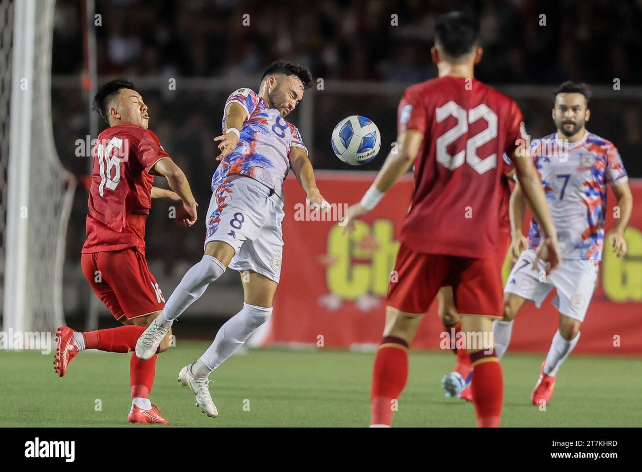 Manila, Philippine. 16th Nov, 2023. Manuel Ott (2nd L) of the ...