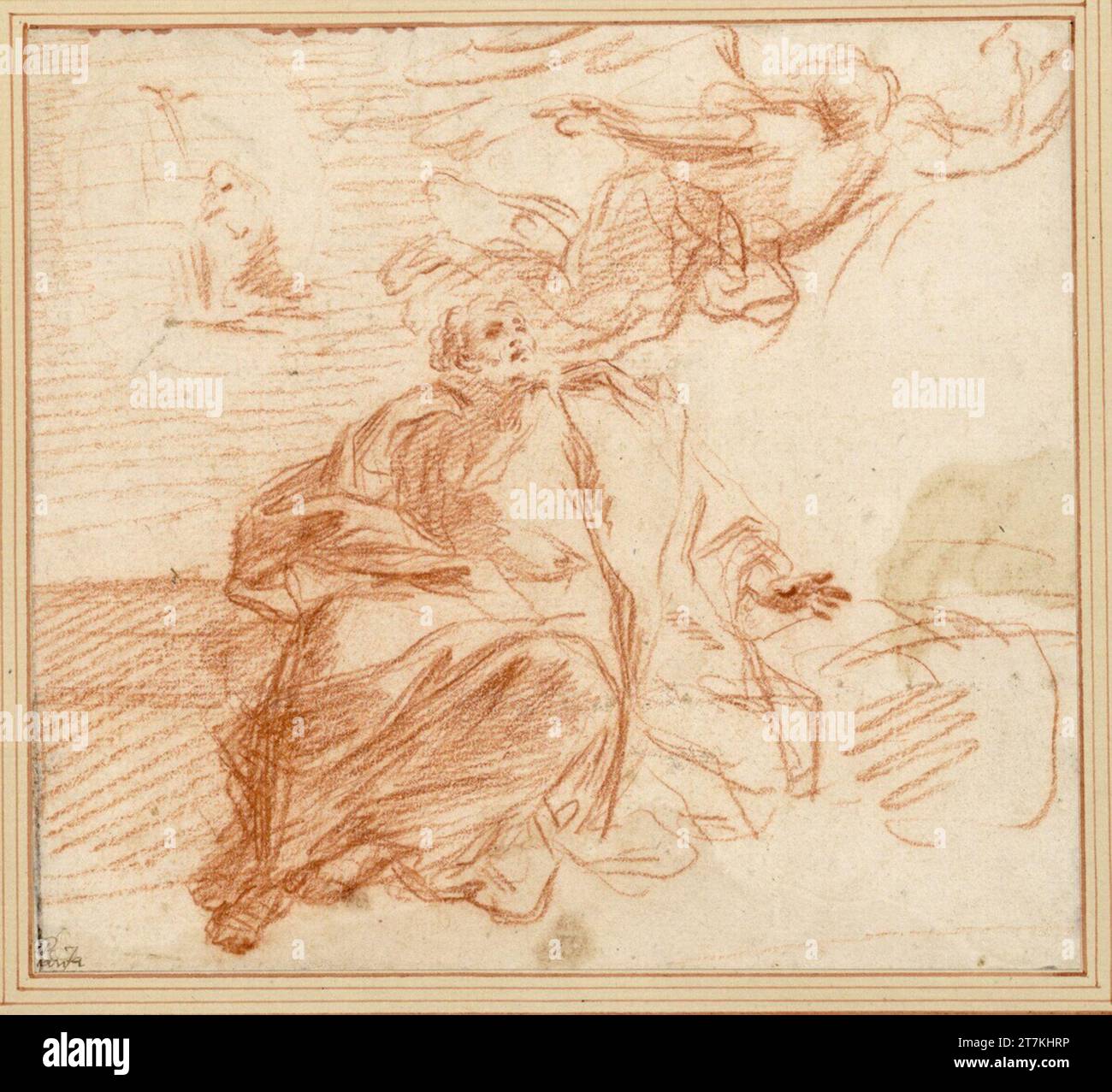 Federico Panza Dream of St. Josef; The floating angel points to the ...