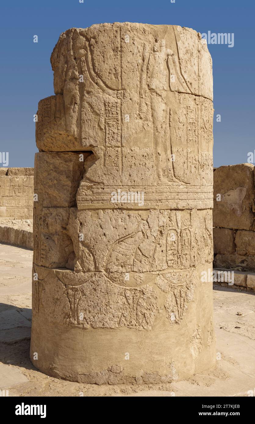 the Ptolemaic Temple at Athribis, also known as Wanina, near Akhmim ...