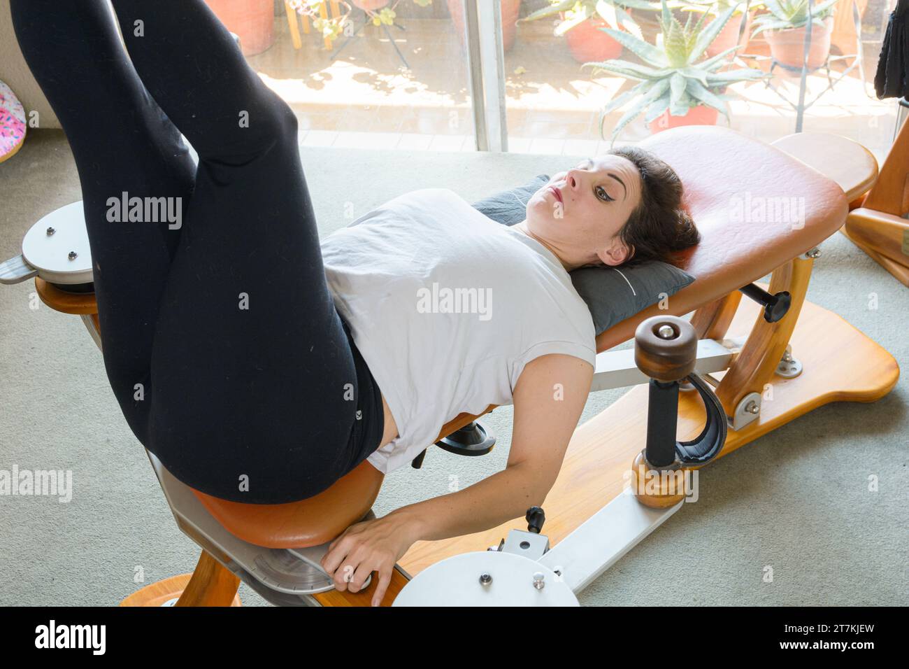 Stretching legs in bed hi-res stock photography and images - Alamy