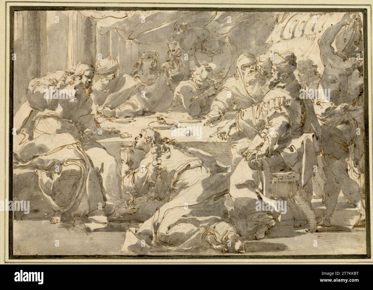 Gaetano Gandolfi Maria Magdalena anointed the Lord's feet in the Levi ...