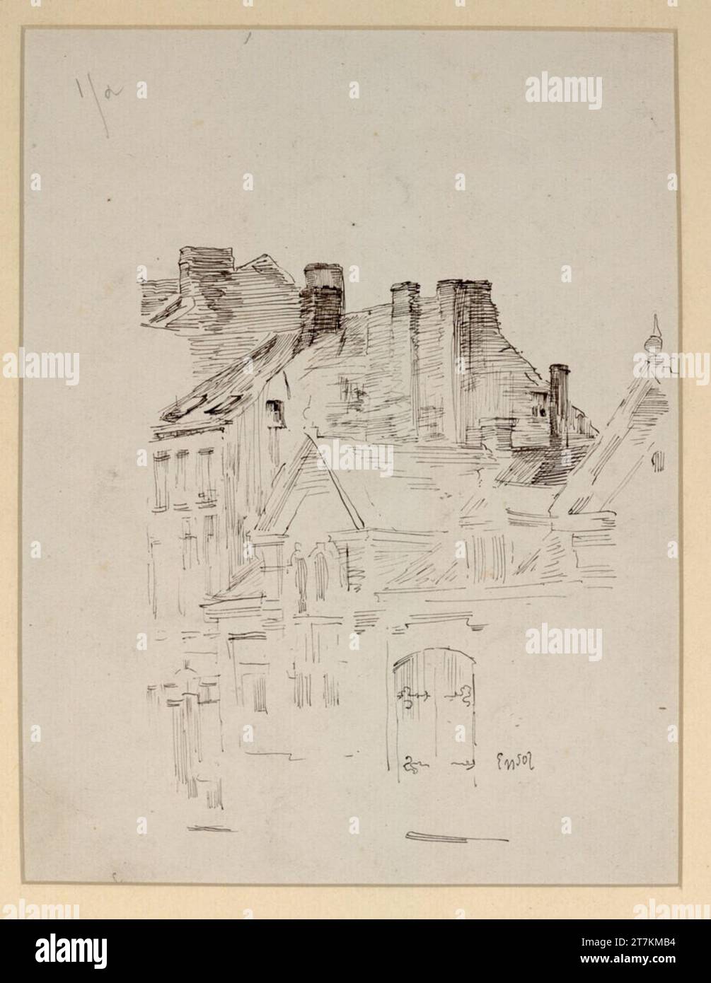 James Ensor House front Stock Photo - Alamy