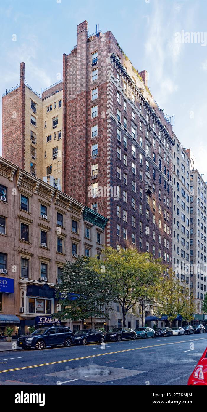 155 East 72nd Street, a Renaissance Revival apartment building of brick ...