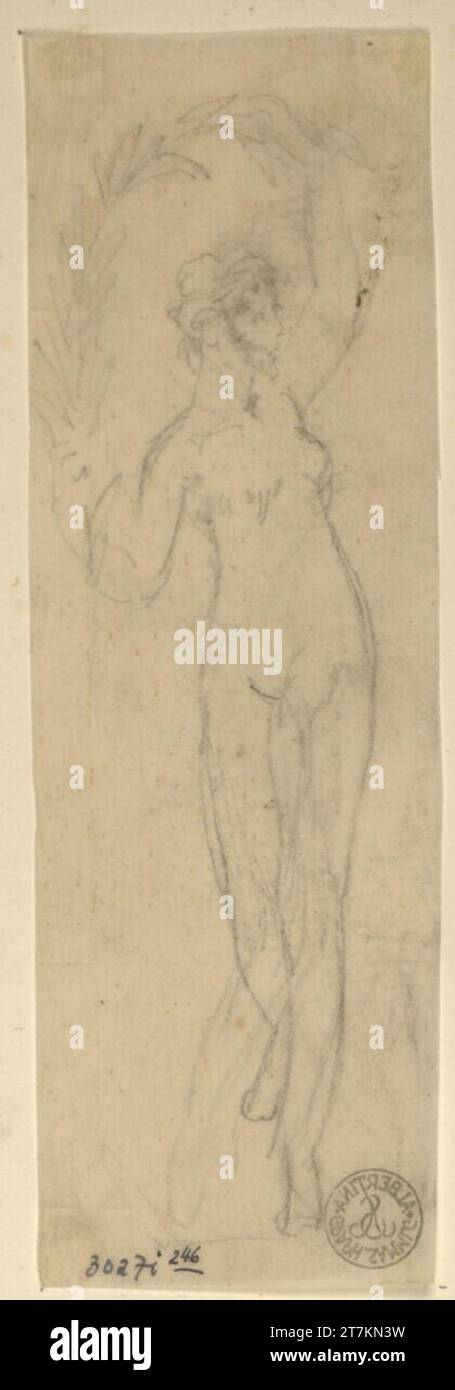 Rudolf Weyr Female act looking to the right Stock Photo - Alamy