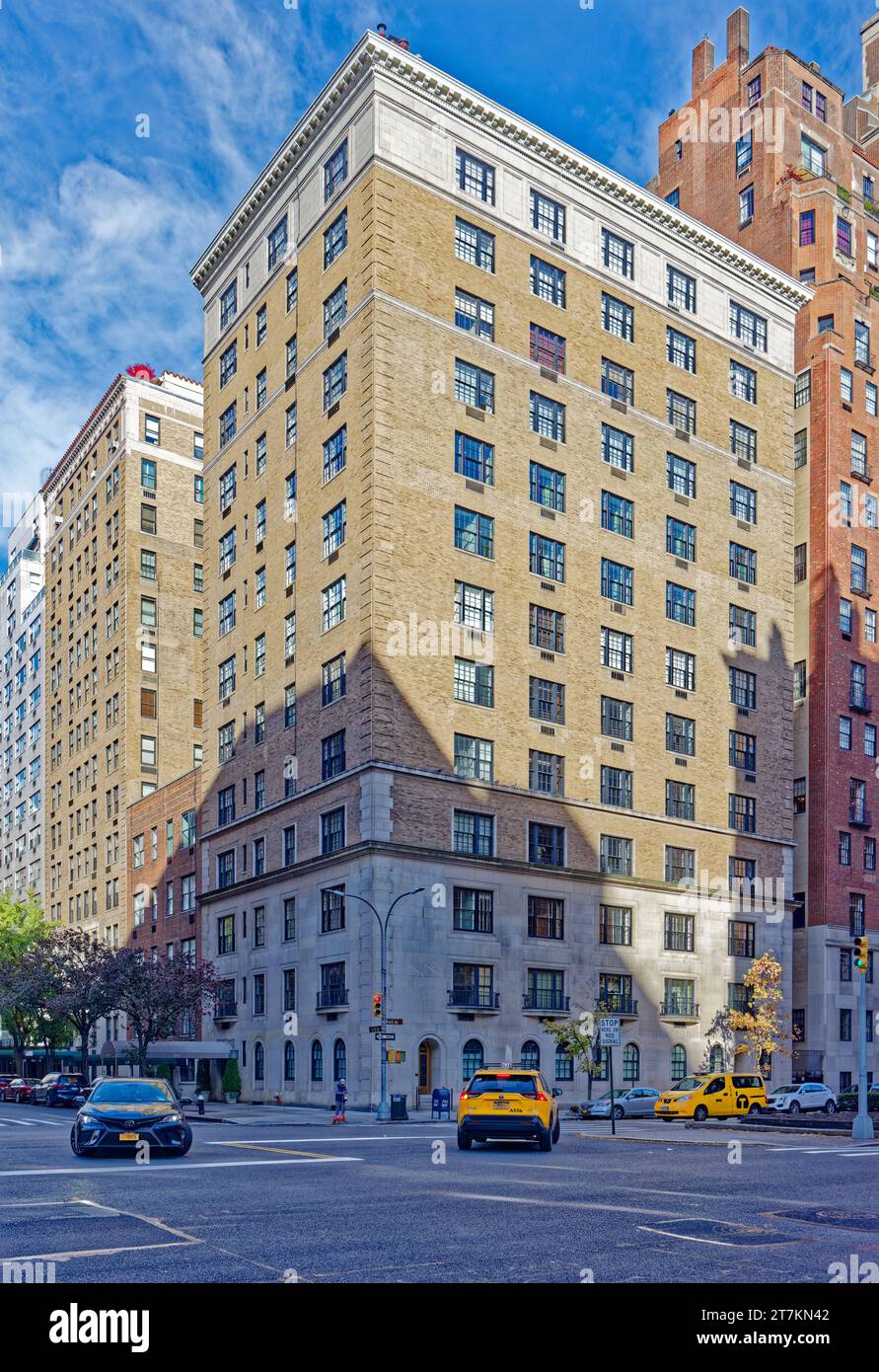 760 Park Avenue, a landmark neo-Renaissance apartment building of brick ...