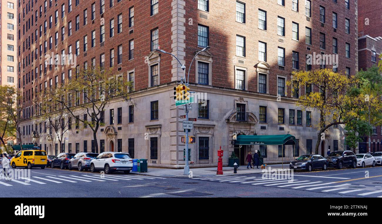 765-775 Park Avenue, a landmark neo-Renaissance apartment building of ...
