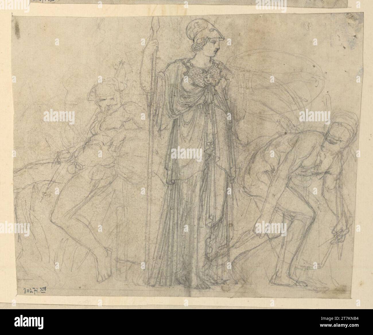 Rudolf Weyr Skizzenblatt. Pencil Stock Photo - Alamy