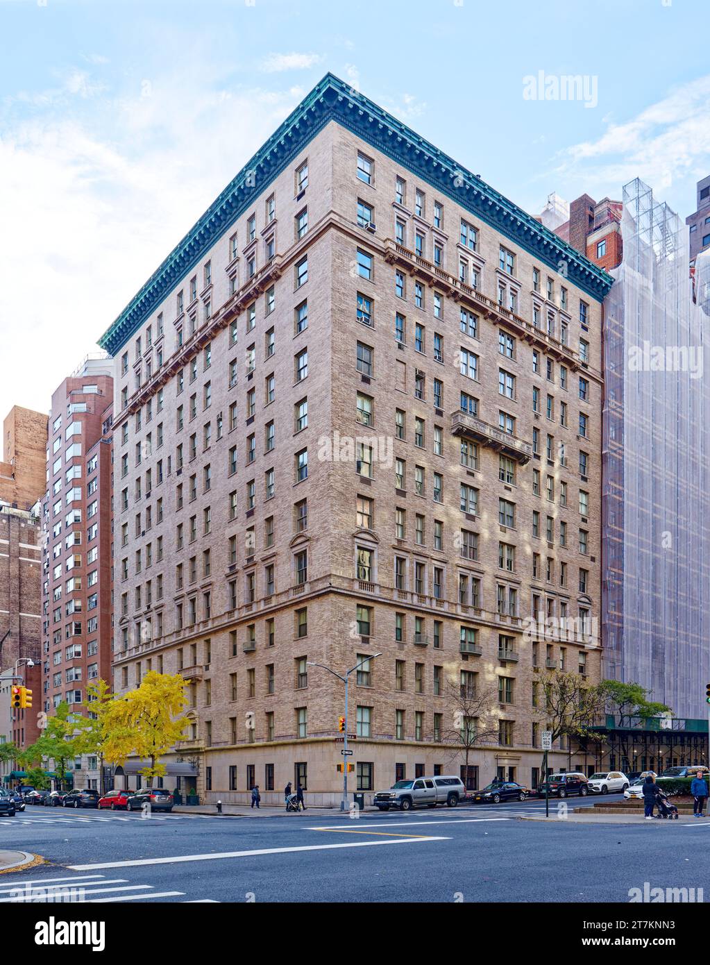 755 Park Avenue, a landmark neo-Renaissance apartment building of brick ...